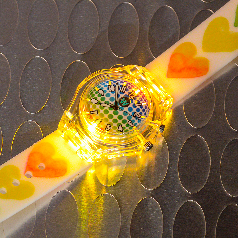 Buy Watercolor Hearts - Watchitude Glow - Led Light-up Watch for USD 22 ...