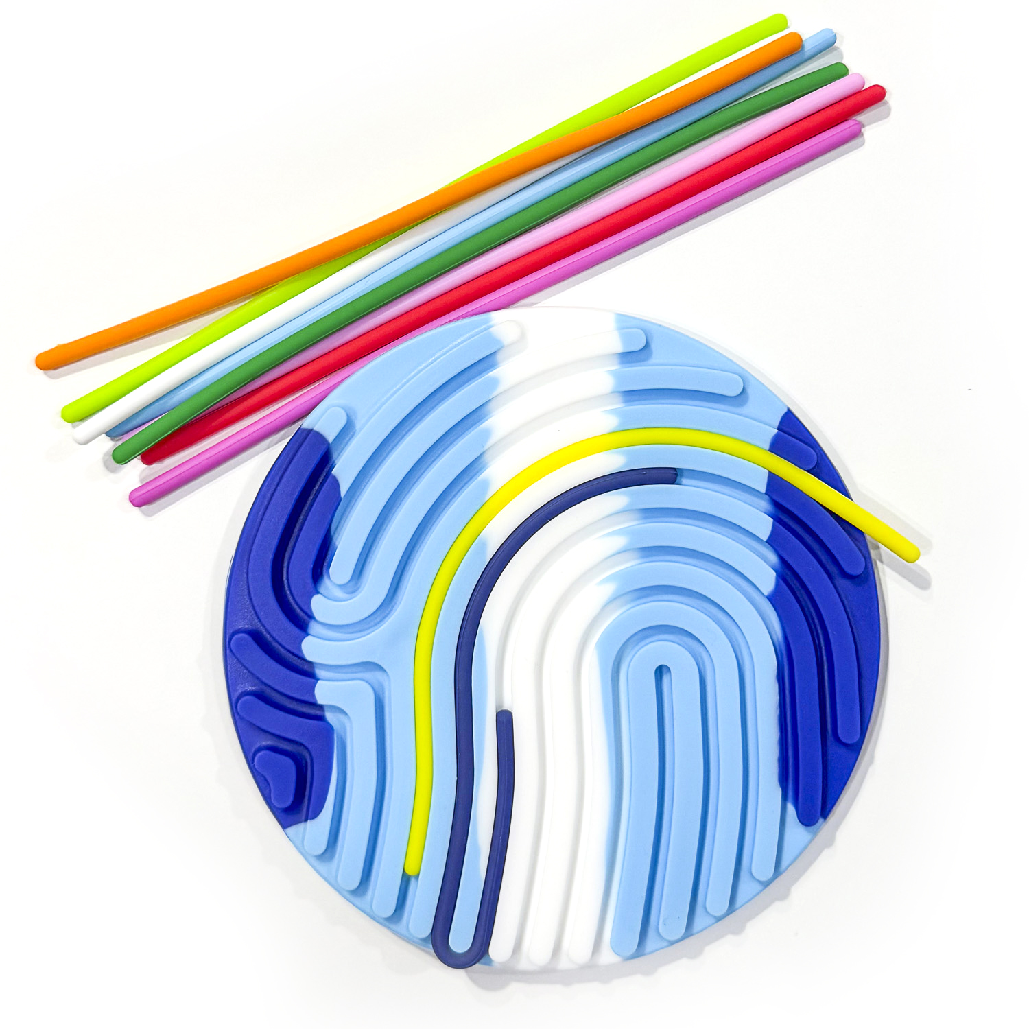 Round Silly Tubes, Blue - Sensory Toy - Shop Today