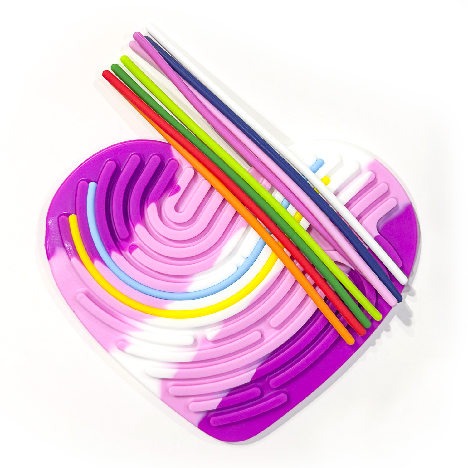 Heart Silly Tubes, Pink/Purple - Sensory Toy - Shop Today